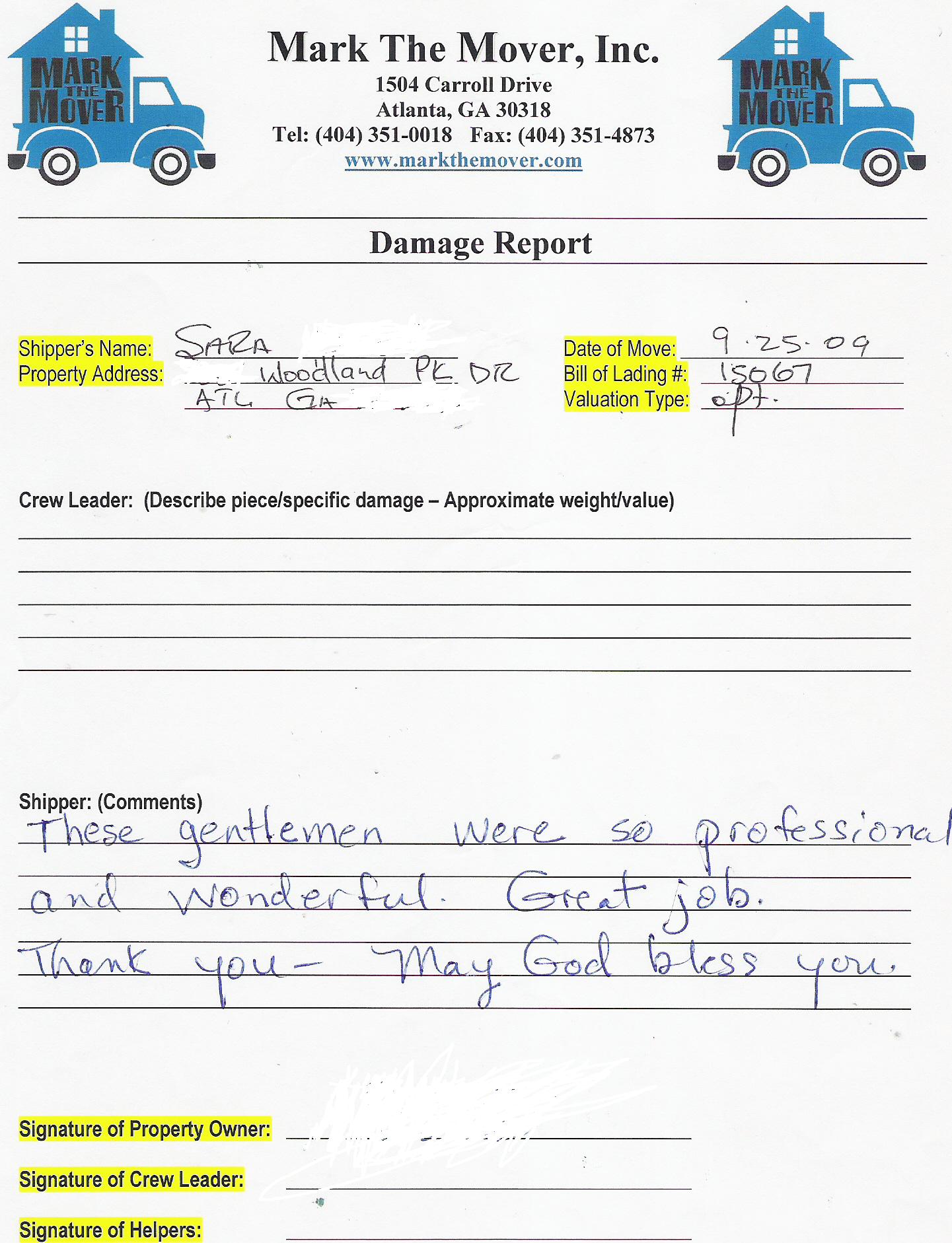 The Gentlemen of Mark the Mover | Mark the Mover